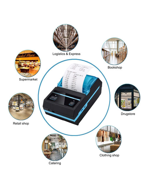 Mini Portable Bluetooth Thermal Receipt Printer Pakistan