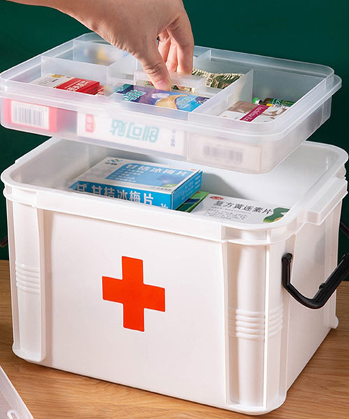 Multi Layer Medicine Storage First Aid Box Pakistan